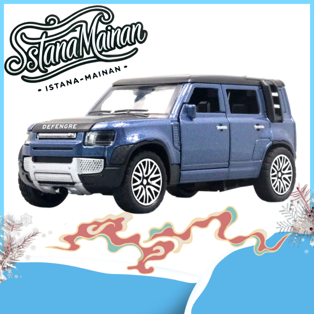 Jual Mobil Mainan Diecast 1/36 Land Rover Defender - Model Mainan ...