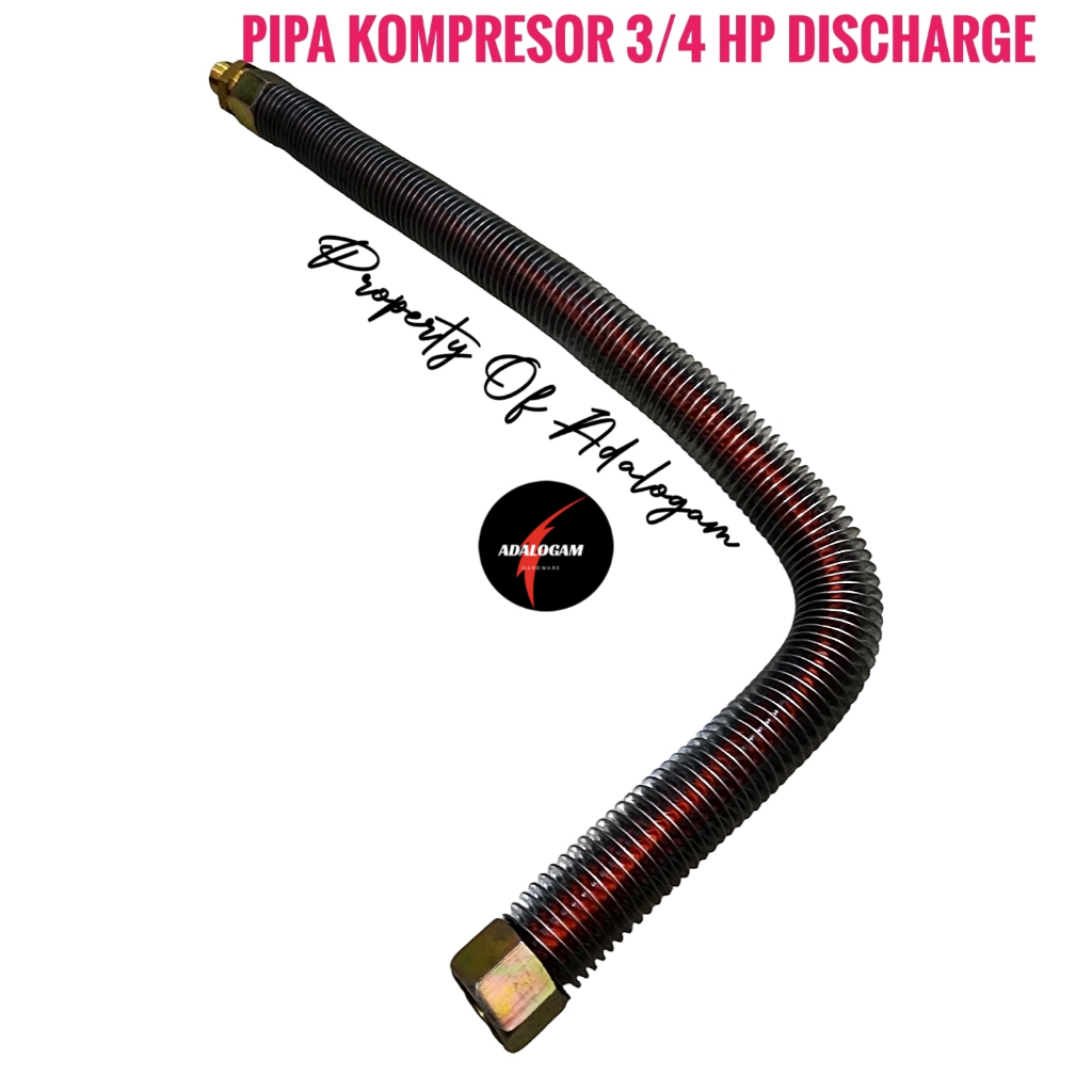 Jual Pipa Kompresor Spiral Sambungan Discharge Tangki Kompresor 3/4 HP ...