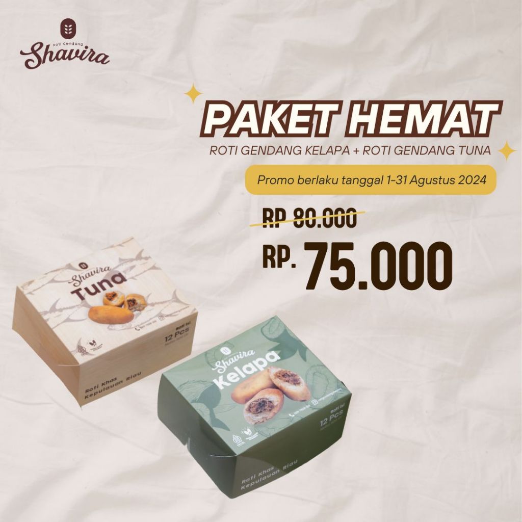 Jual Promo Roti Gendang Shavira Frozen Tuna + Kelapa | Shopee Indonesia