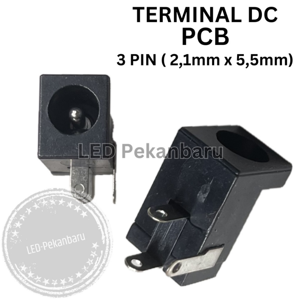 Jual TERMINAL DC PCB 3 PIN / JACK / SOKET / PORT POWER DC PLUG IN ...