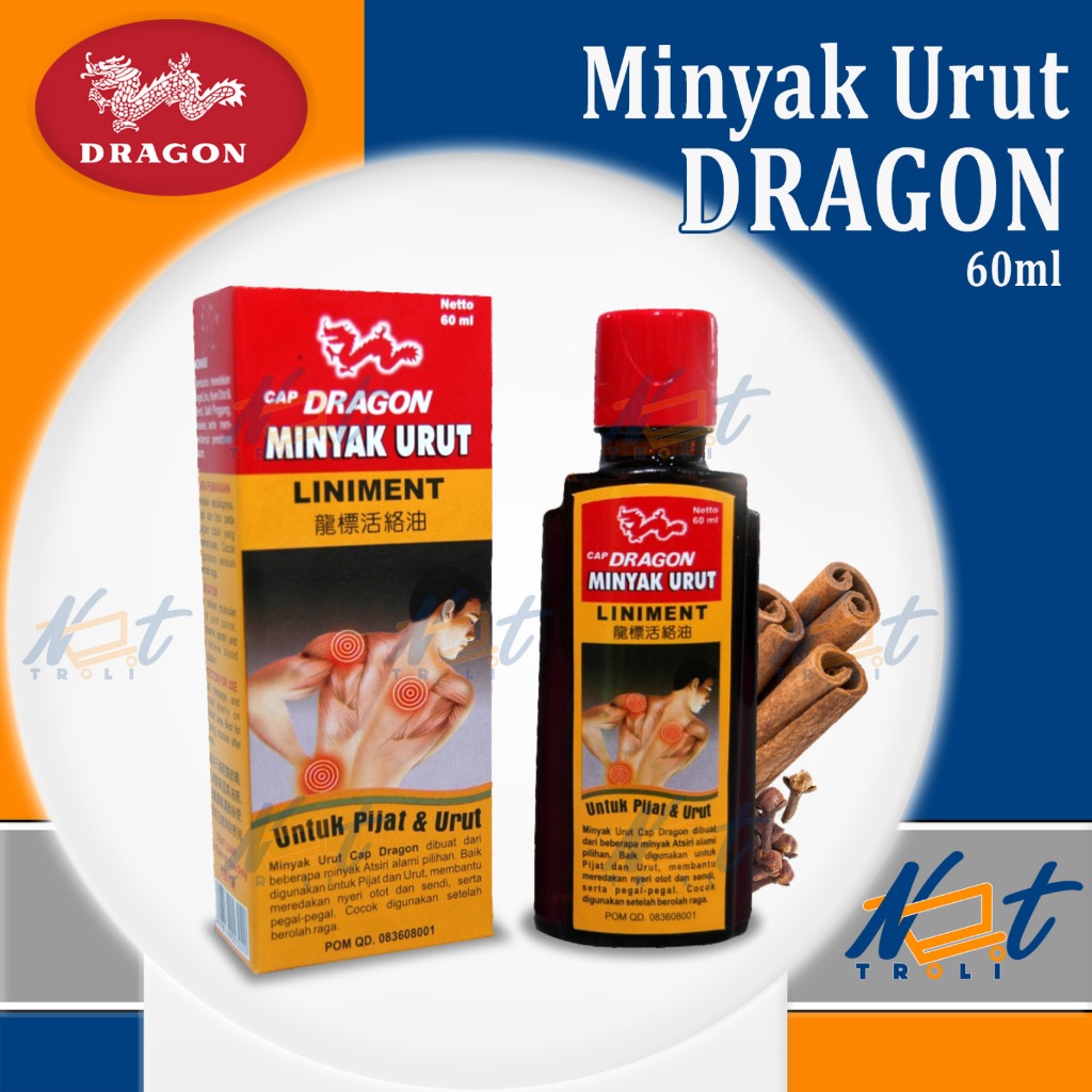 Jual DRAGON Minyak Pijat, Urut, Pegal Linu, Nyeri Otot/Sendi, Sakit ...