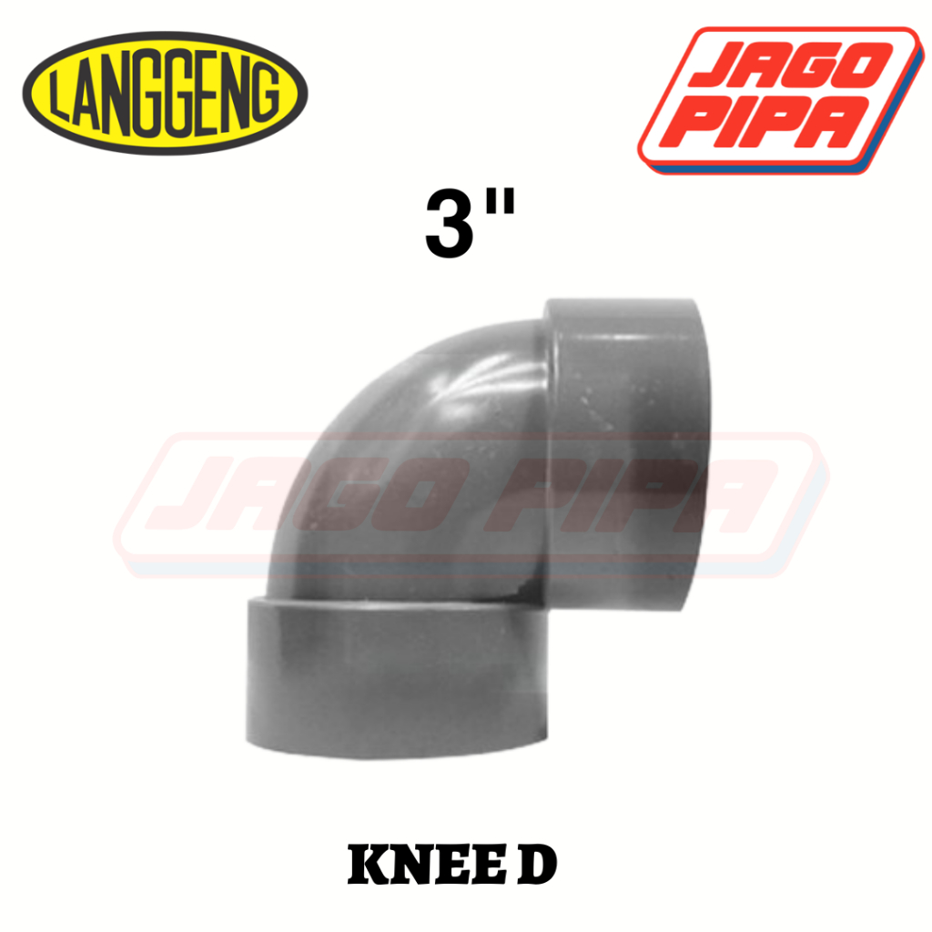 Jual Langgeng Elbow D 3 Inch Knee Keni Knie DV Siku Fitting PVC 3 ...