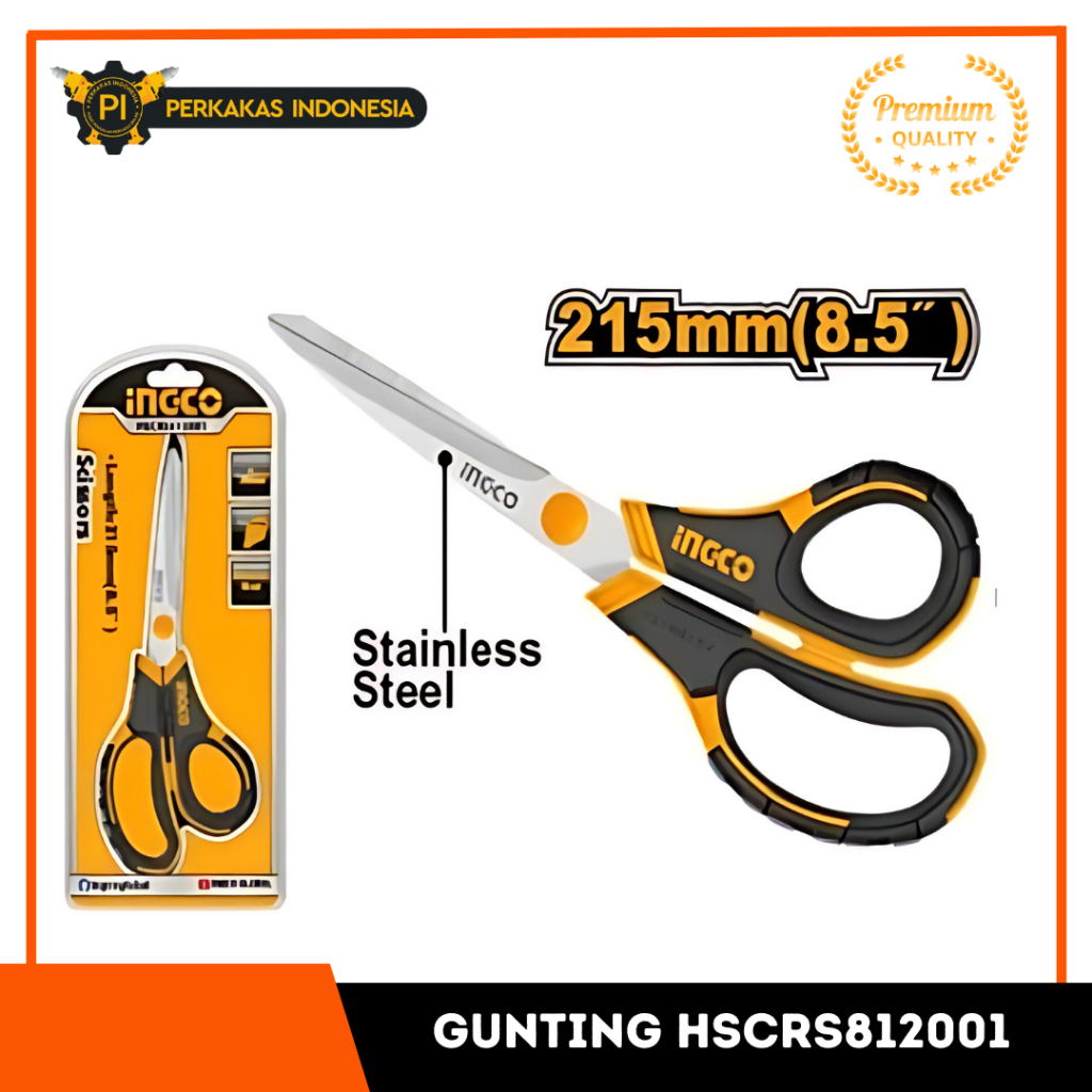 Jual Gunting Stainless Multifungsi INGCO HSCRS812001 Steel 8.5 Inch ...