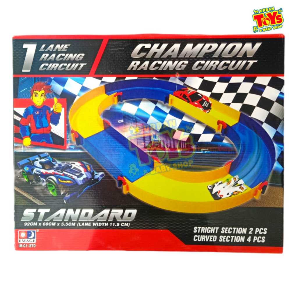 Jual Mainan Anak Track Tamiya - Track Mini 4WD - 1 Jalur - Champion ...