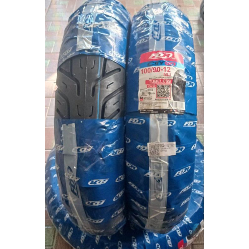 Jual Ban luar FDR Citygo 100/90-12 tubeles motor scoopy, ban depan ...