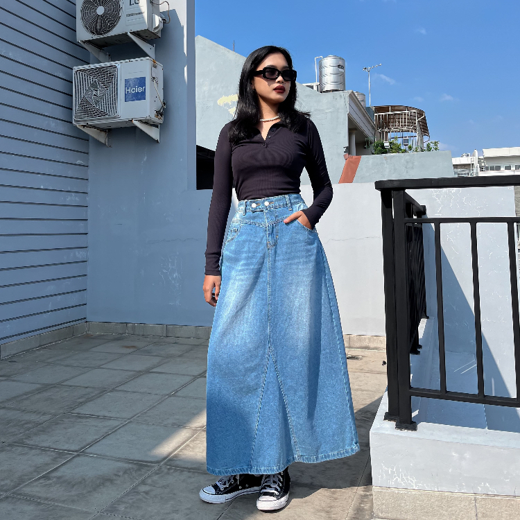 Jual Havila - Rok Jeans Wanita Premium Quality - Rok Jeans Wanita ...