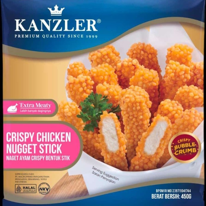 Jual KANZLER Crispy Chicken Nugget STICK 450gr | Shopee Indonesia
