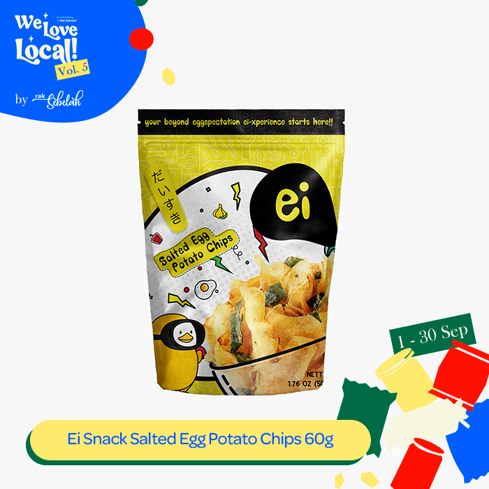 Jual Ei Salted egg Potato Chips 60g - Keripik Kentang | Camilan Snack ...
