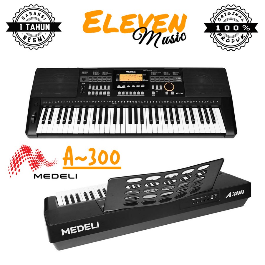 Jual Keyboard Medeli A300 Keyboard Sensitive Touch Keys Medeli A-300 | Shopee Indonesia