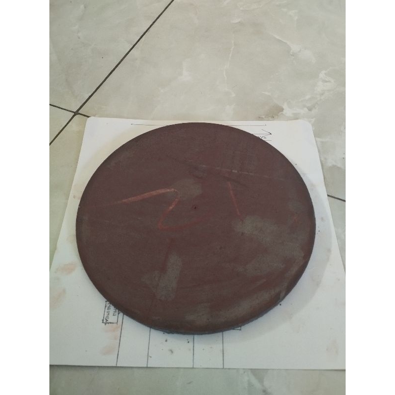 Jual plat besi bulat potongan tebal 15mm . diameter 300mm . 1pcs ...
