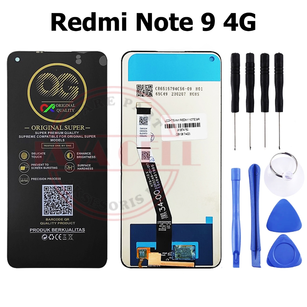 Jual LCD Touchscreen Xiaomi Redmi Note 9 - Redmi 10X 4G Original ...