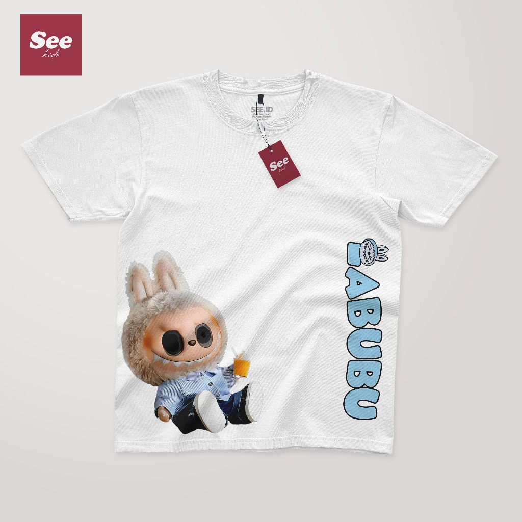 Jual Baju Labubu Side Bear Anak Usia 2-10th Atasan Perempuan dan laki ...