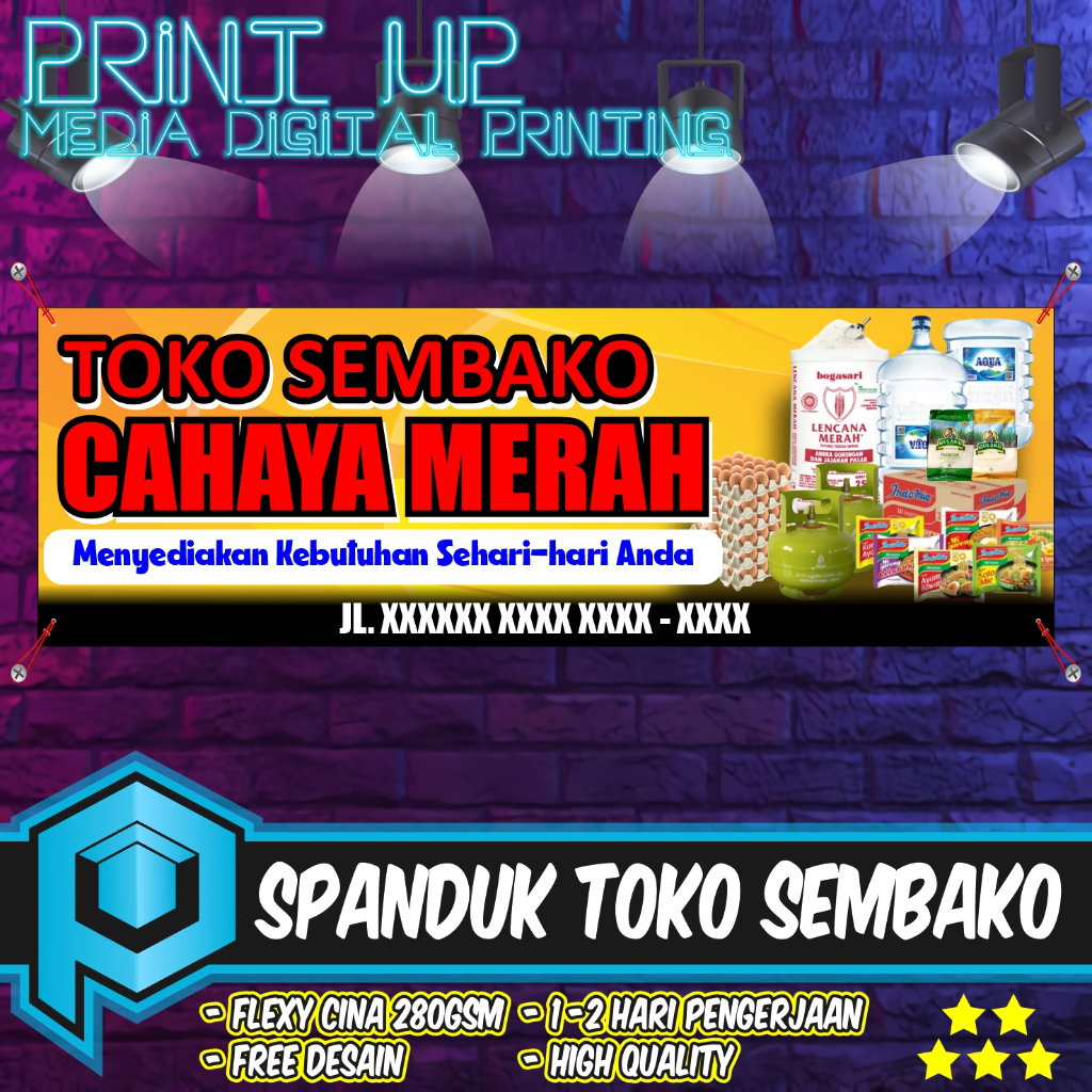 Jual BANNER SPANDUK TOKO SEMBAKO / DESAIN SUKA SUKA / BISA PAKAI DESAIN ...