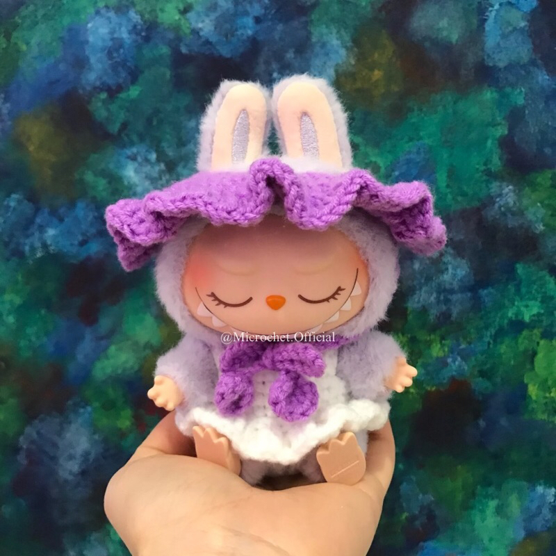 Jual LABUBU HAVE A SEAT | Topi Labubu Version 2 Rajut | Clothing Labubu ...