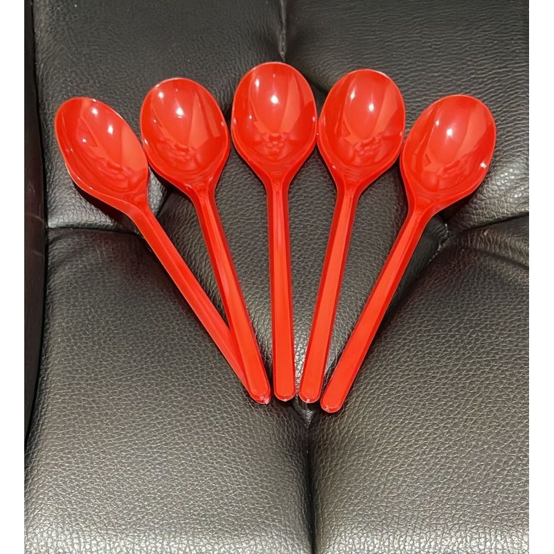 Jual Sendok Makan Merah Merek CANDI HARGA 25 PCS | Shopee Indonesia