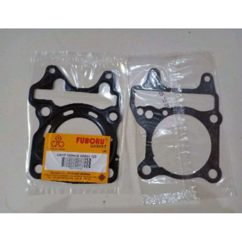 Jual sepasang paking perpak gasket cylinder head vario 125 150 old original atas bawah | Shopee ...