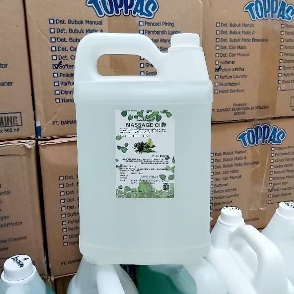 Jual Massage oil minyak pijat urut badan spa aroma greentea 5 liter souvens - bpom | Shopee ...