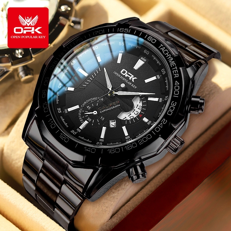 Jual OPK Jam Tangan Pria Original 8108 Anti Air Analog Keren Bisnis ...