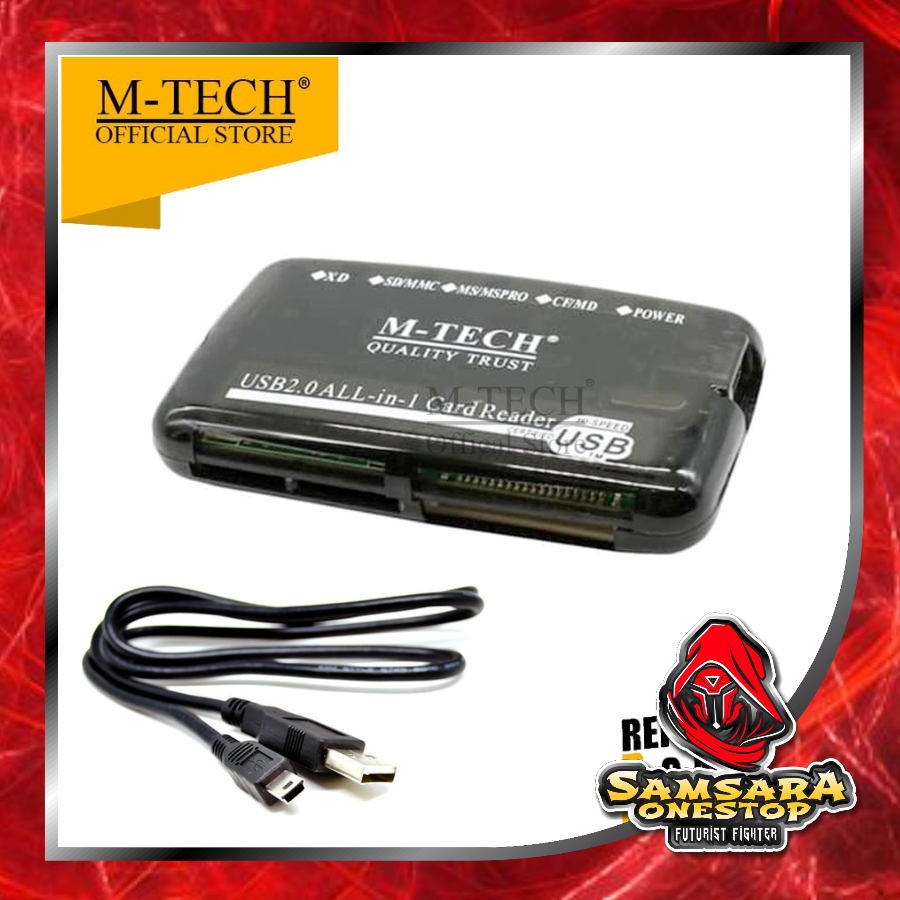 Jual CARD READER CARDREADER M-Tech Mtech 6 Slot USB 2.0 All in One | Shopee Indonesia