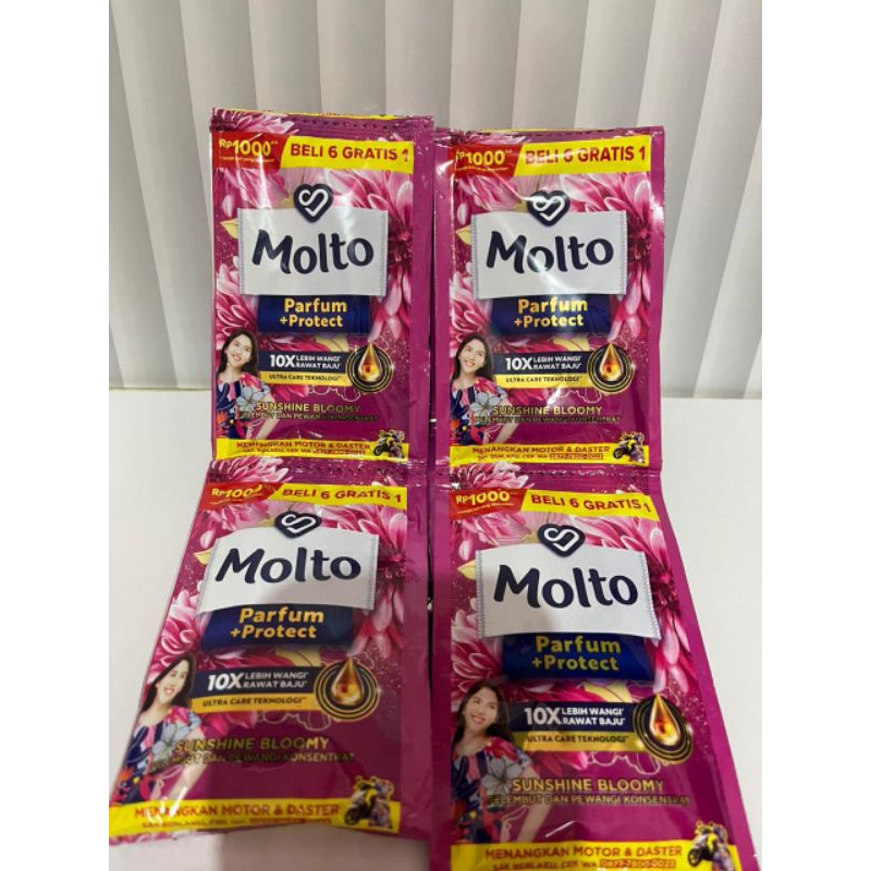 Jual PROMO MOLTO PELEMBUT DAN PEWANGI PAKAIAN PINK SUNSHINE BLOOMY 18 ...