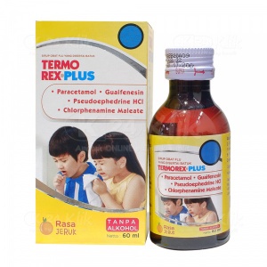 Jual TERMOREX / Termo Rex Plus Rasa Jeruk kemasan 60 ml - Obat flu ...