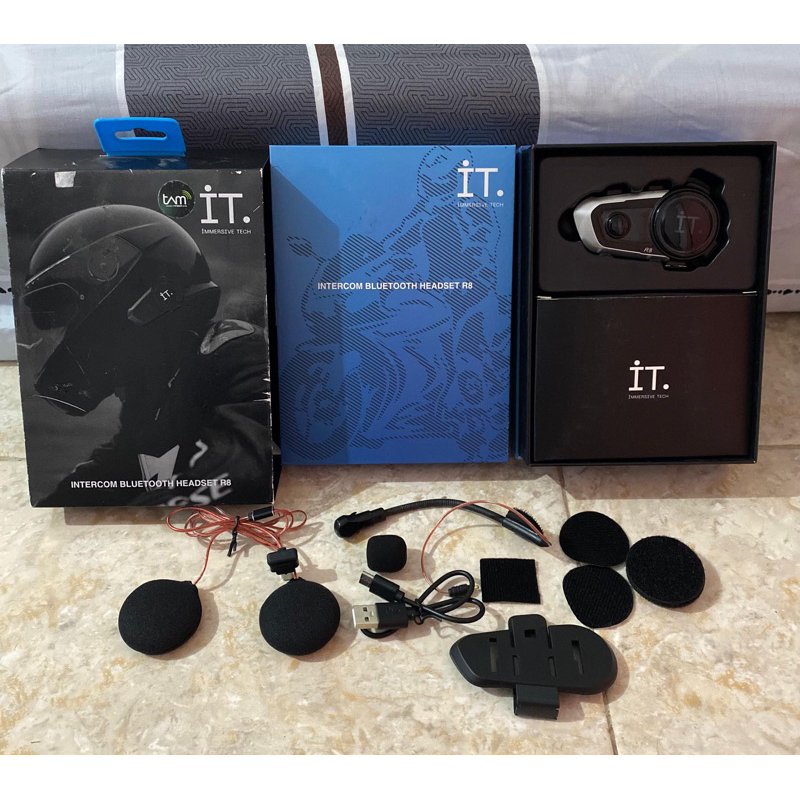 Jual Intercom IT R8 (Bekas-Like New-New) | Shopee Indonesia