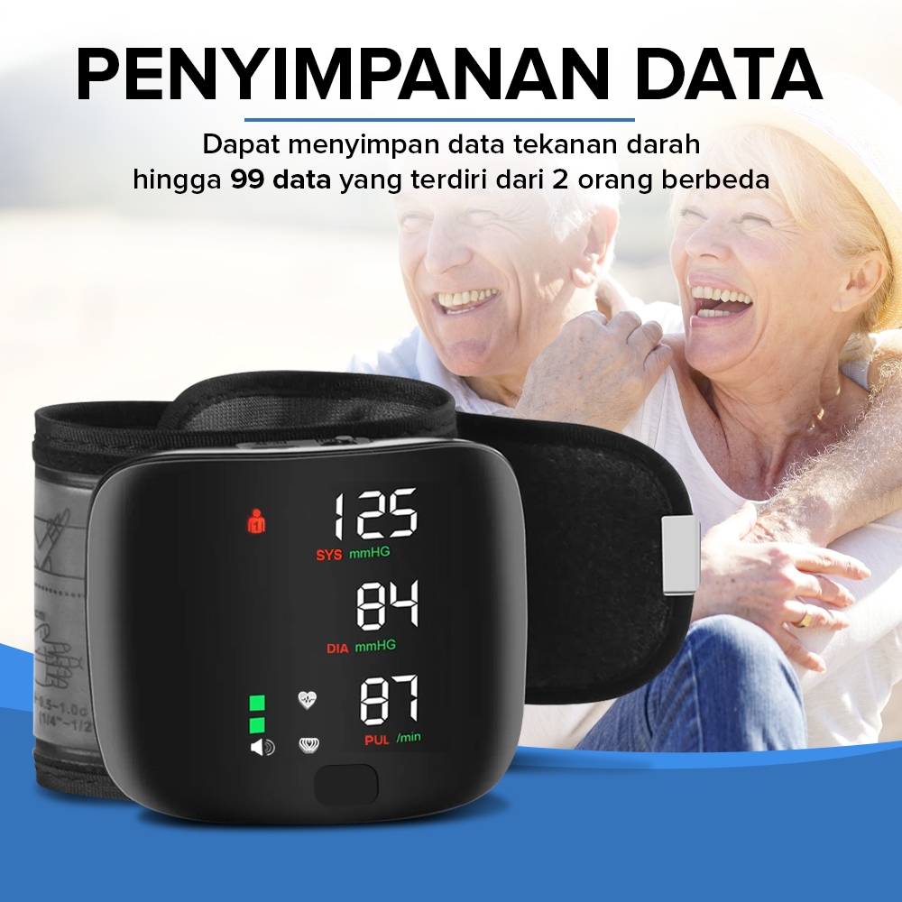 Jual Tensimeter Digital Pergelangan Tangan Akurat alat cek tensi darah ...