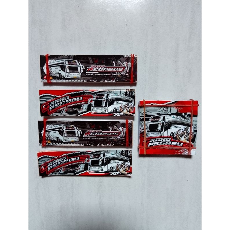 Jual stiker bus grand pegasus jetbus 5 | Shopee Indonesia