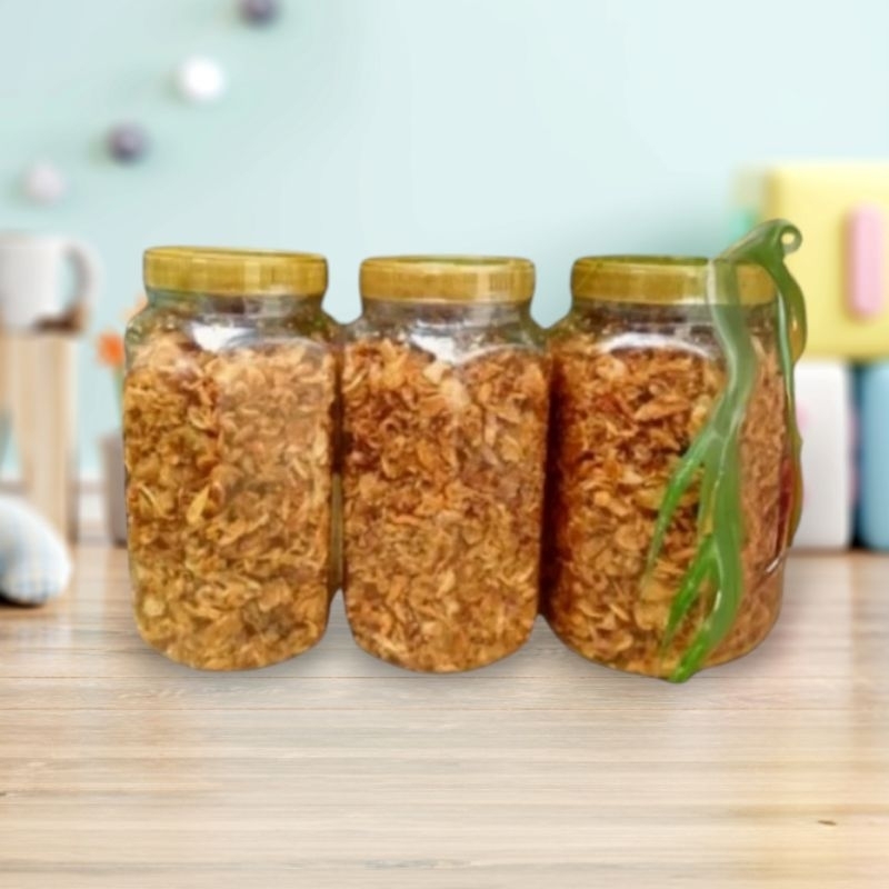 Jual Bawang Goreng Topes Kecil 200 ml Original Great A Dan Toples Besar Campuran Ubi | Shopee ...