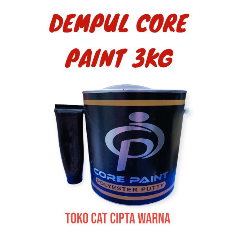 Jual CORE PAINT DEMPUL GREEN 3KG FOR MOBIL MOTOR OTOMOTIVE KAYU BESI ...