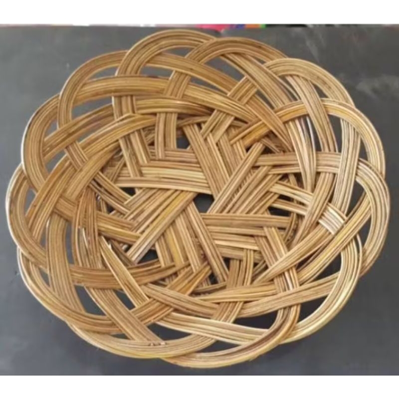 Jual Piring lidi/piring rotan/ piring anyaman cocok buat acara keluarga ...