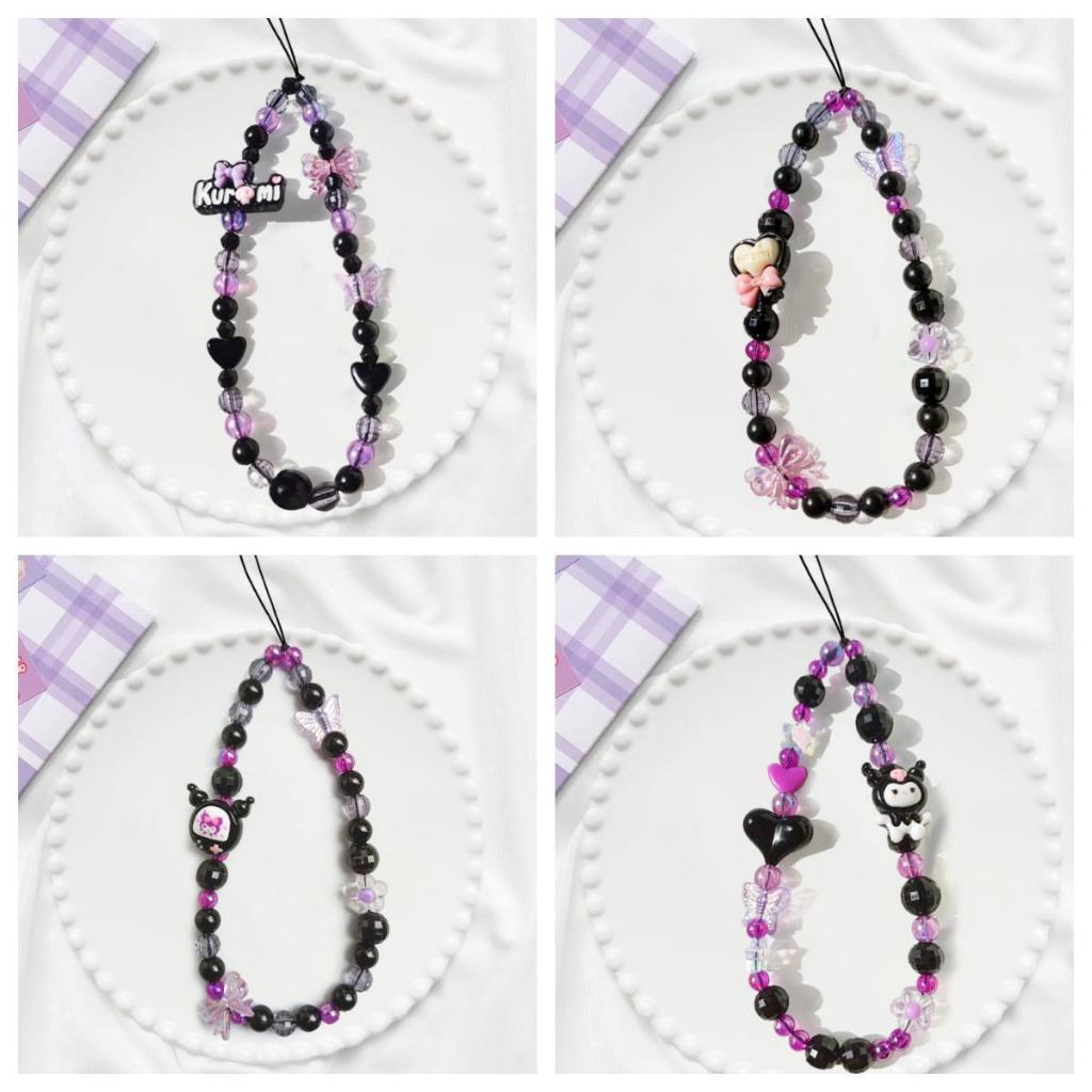 Jual Sanrio Phone Strap by Habibie Craft karakter kuromi Mellody Hello ...