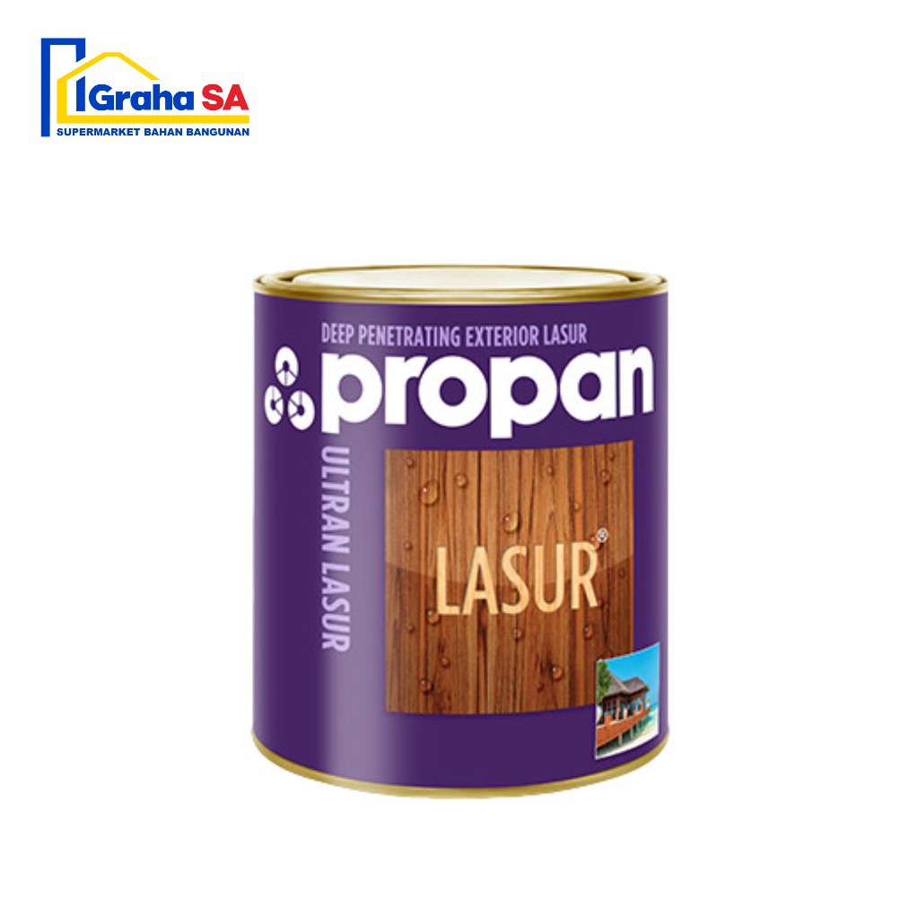 Jual CAT PLITUR KAYU PROPAN ULTRAN LASUR 1L | Shopee Indonesia