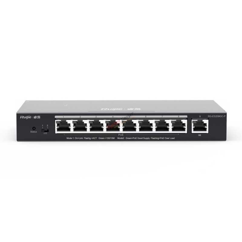 Jual RG-ES209GC-P , Cloud Managed 9 Port Gigabit PoE+ Switch 120W ...