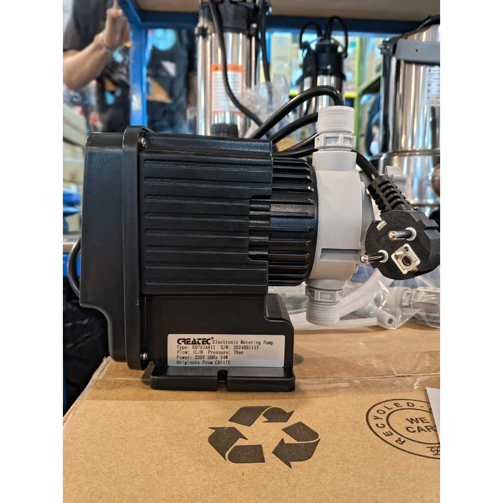 Jual DOSING PUMP CREATEC E0701 1LPH 7BAR | Shopee Indonesia