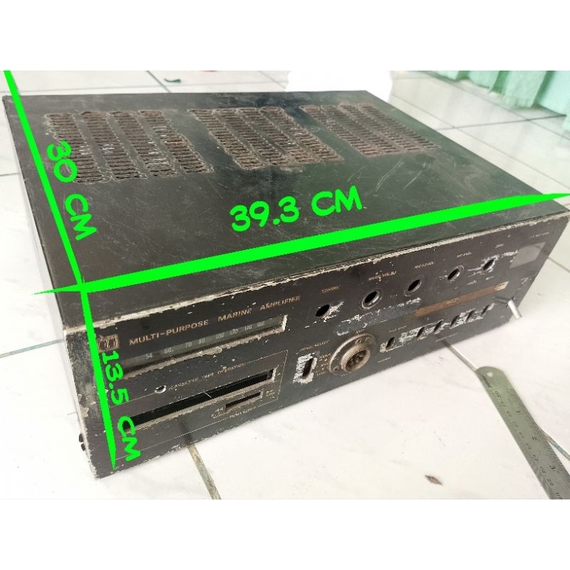 Jual box bekas amplifier, bahan plat besi tebal berat hampir 4kg sudah ...