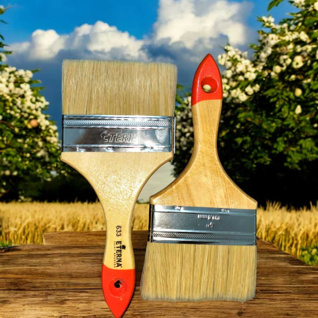 Jual Kuas Cat Tembok Besi Kayu - Paint Brush Eterna 633 4" inch ...