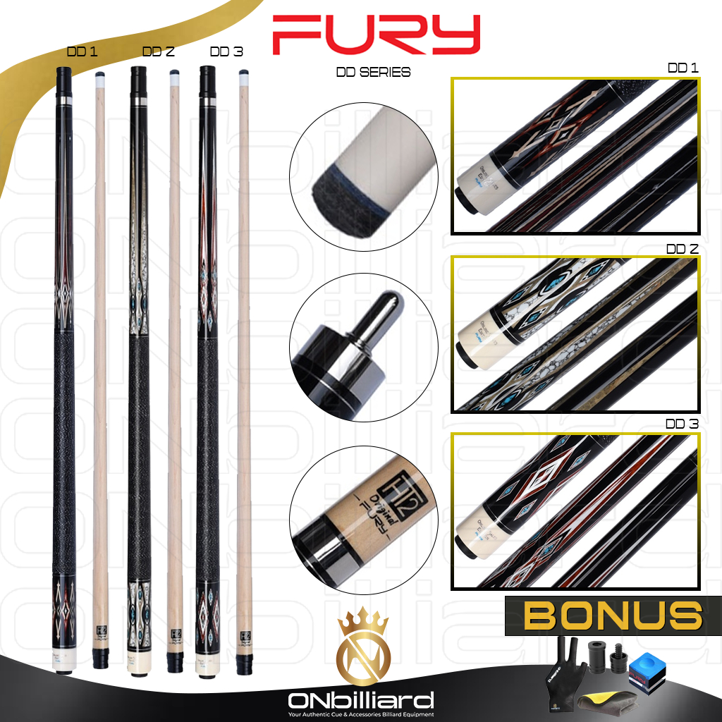 Jual Fury DD Series DD-1 DD-2 DD-3 Cue Stick Stik Billiard Billiyard ...
