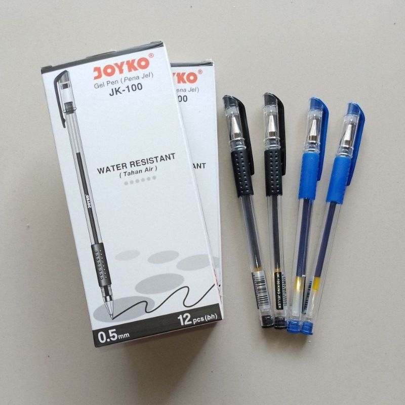 Jual Pulpen Gel Pen Joyko JK-100 ( 12 Pcs ) [ Original ] | Shopee Indonesia