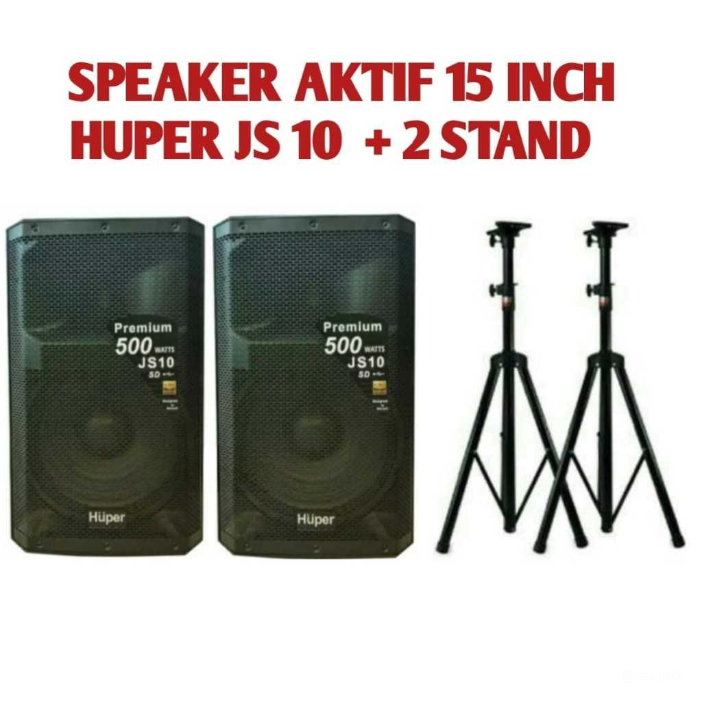 Jual Huper Speaker Aktif JS 10 - 15 Inch Original Speaker Aktif Huper JS10 500 watt | Shopee ...