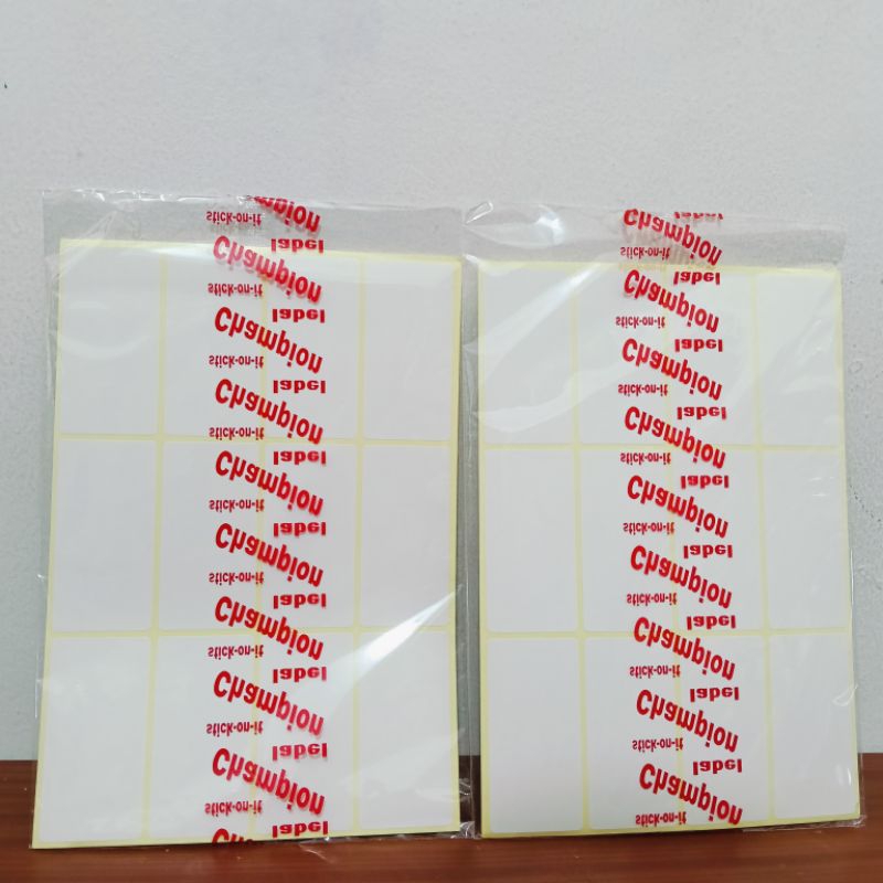 Jual KERTAS LABEL POLOS - LABEL UNDANGAN MURAH - LABEL 103 | Shopee ...