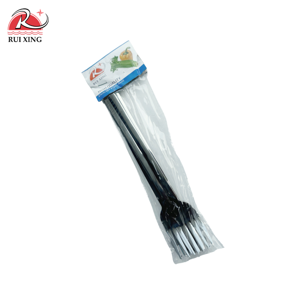 Jual RUIXING Sendok Garpu Korea Sujeo Set isi 6 Stainless / Alat Makan ...