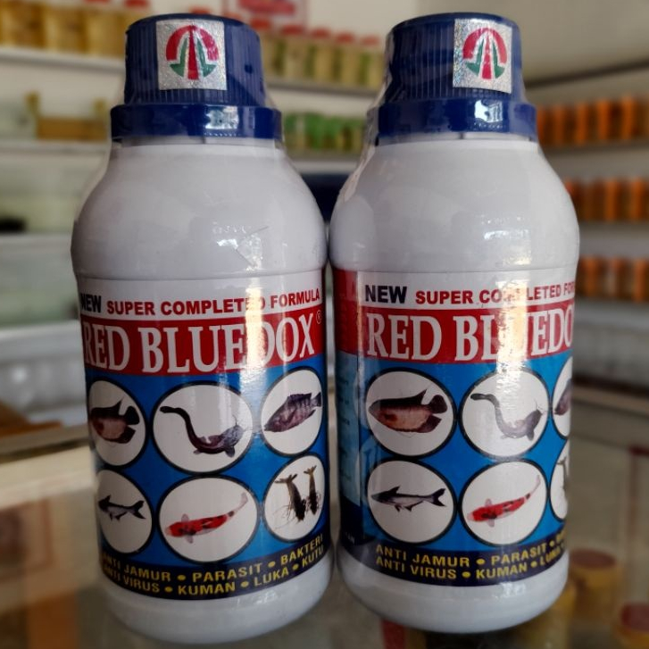 Jual red bluedox 250 ml obat biru blue anti bakteri jamur virus untuk ...