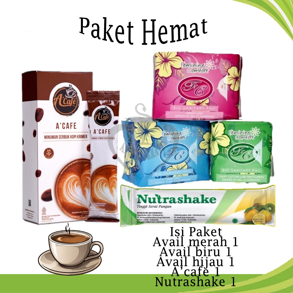 Jual Avail Pantyliner Pembalut Wanita Night Use Herbal Feminine Comfort ...