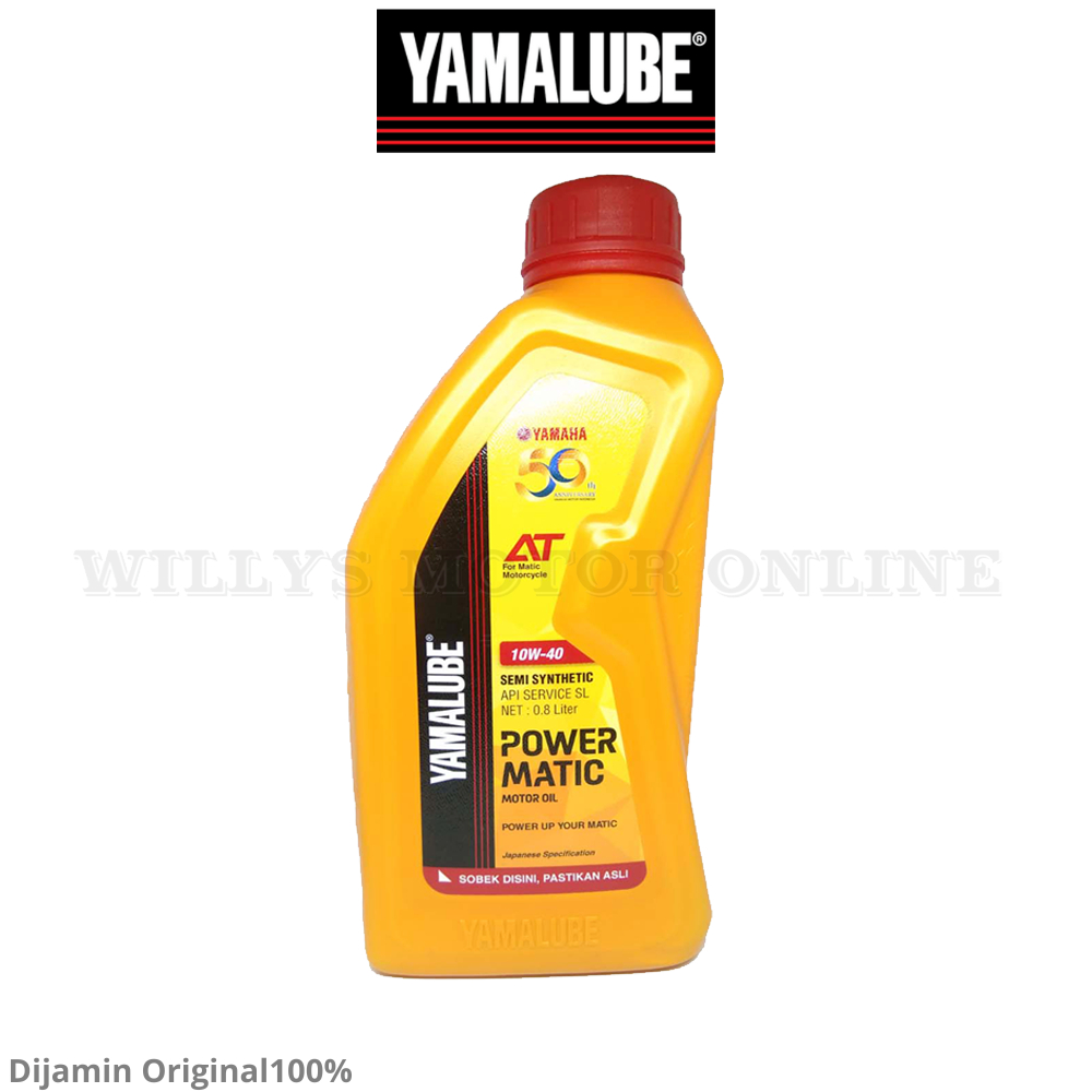 Jual Oli Yamalube Powermatic 10W-40 800ML JASO MB Original | Shopee ...