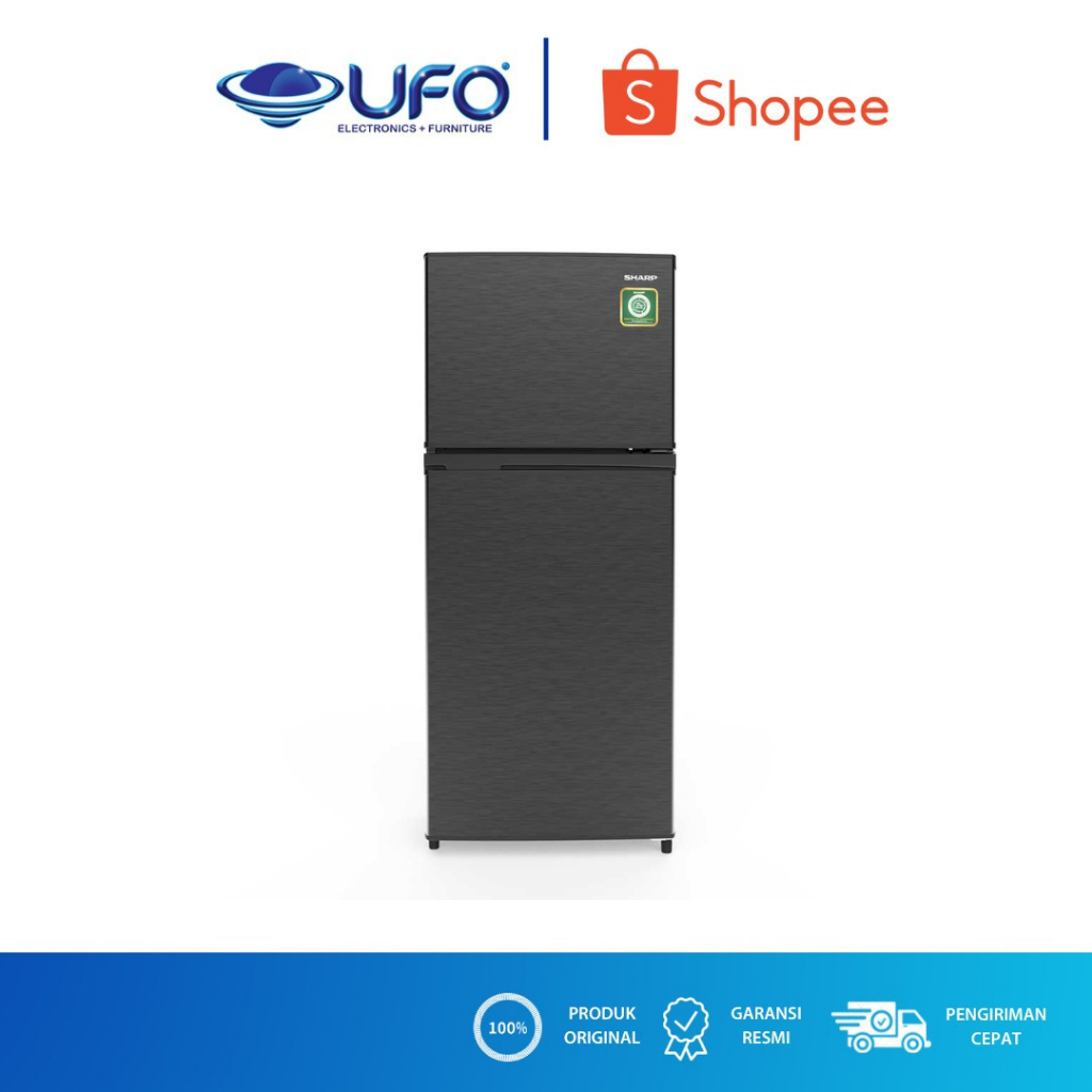 Jual SHARP KULKAS 2 PINTU 172 LITER SJ195MNHS | Shopee Indonesia