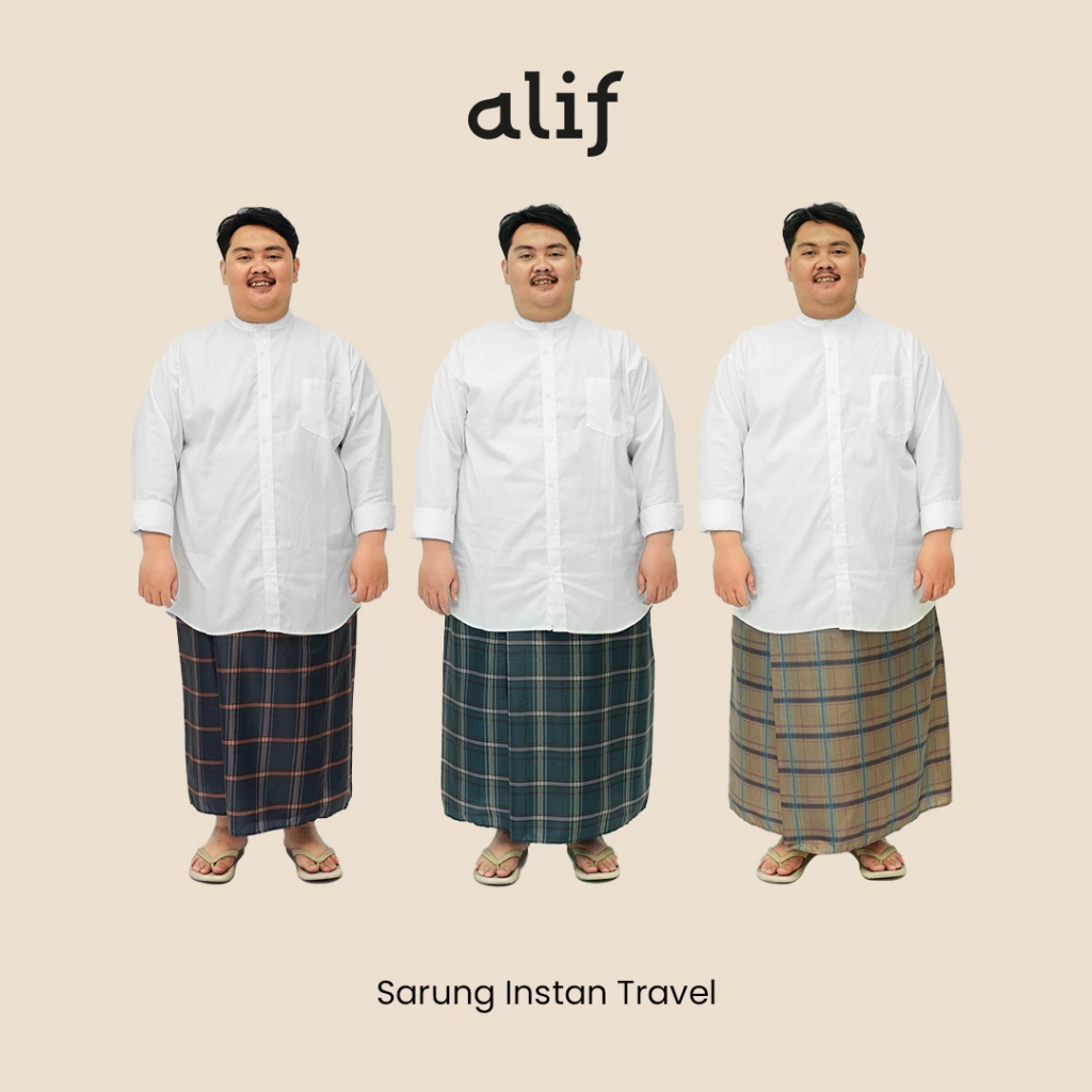 Jual Alif Modern Wear - Qaid Sarung Jumbo Motif instan Dewasa Parasut ...
