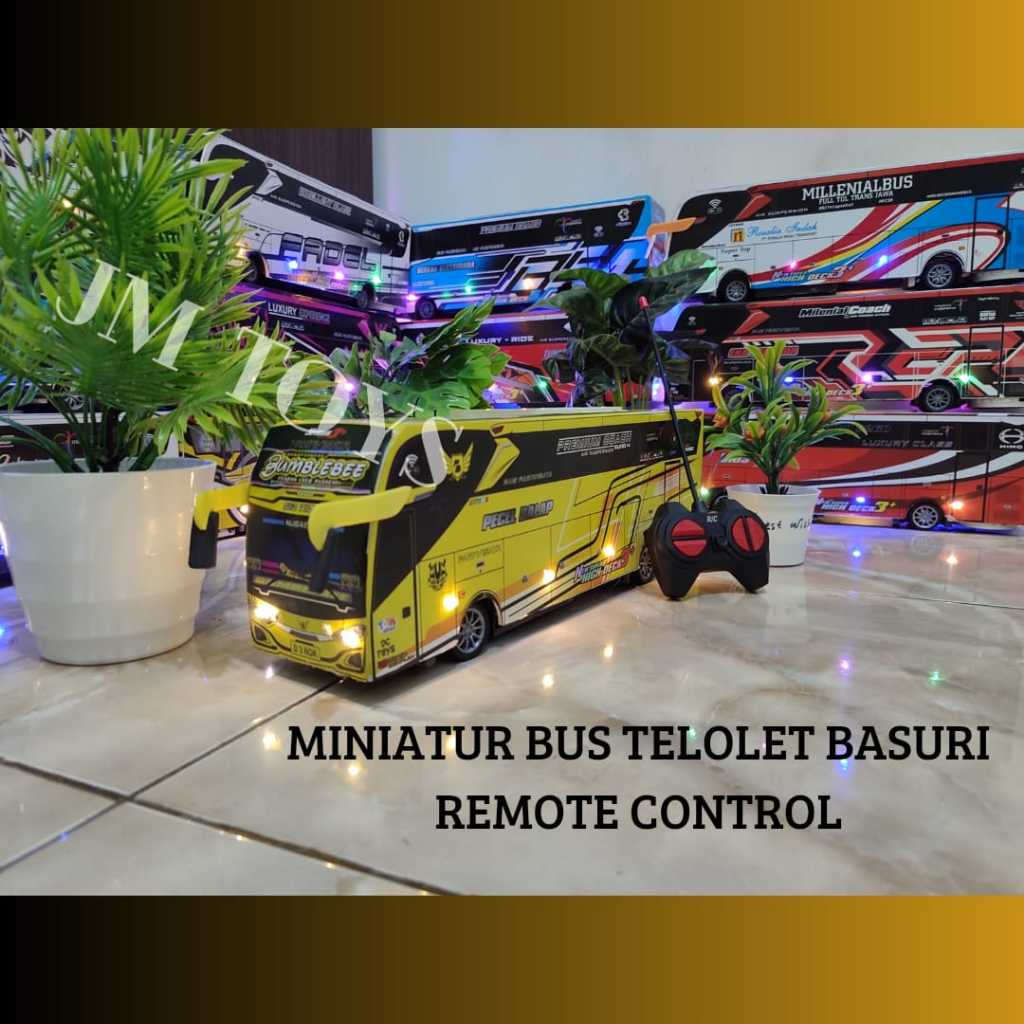 Jual MAINAN BUS TELOLET BASURI REMOT CONTROL BUMBLEBEE | Shopee Indonesia