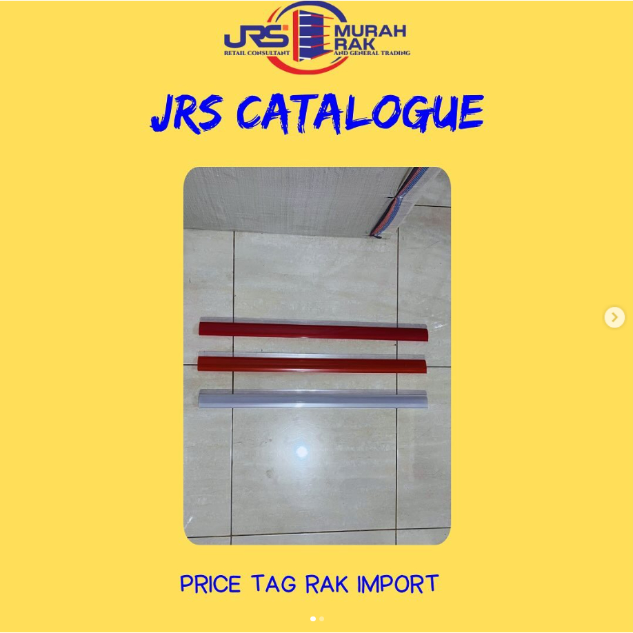 Jual Price tag UNTUK RAK IMPORT - Rail Card Minimarket - Label mika rak ...