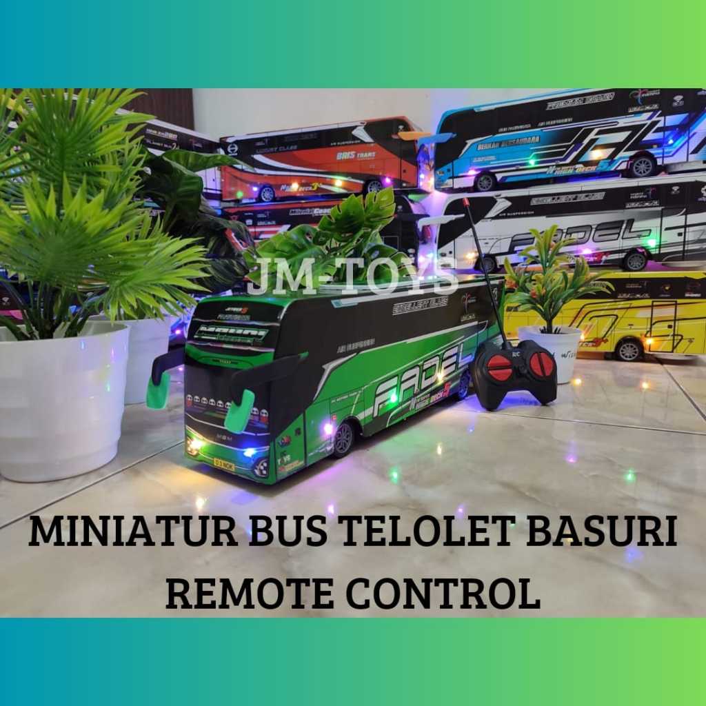 Jual MAINAN BUS TELOLET BASURI REMIT CONTROL TUAN MUDA JB5 | Shopee ...